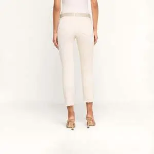 L'Agence Sada Slim-leg Cropped Jeans - Macadamia