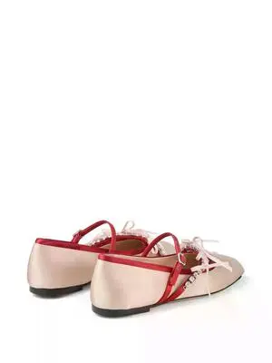 JIMMY CHOO Loli Ballerina Flats - Pink