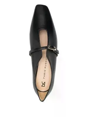 FABIO RUSCONI Buckle Strap Ballet Flats