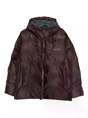 Rains Alta Hooded Zip-fastening Jacket - Red