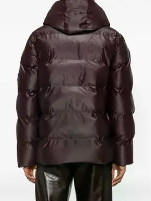 Rains Alta Hooded Zip-fastening Jacket - Red