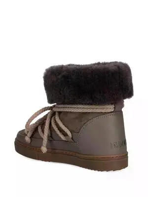 Inuikii Fleece-trim Lace-up Boots