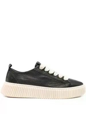 RHUN Platform Leather Sneakers