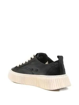 RHUN Platform Leather Sneakers