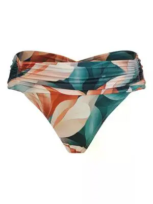 LYGIA & NANNY Jasper Printed Bikini Bottoms - Green