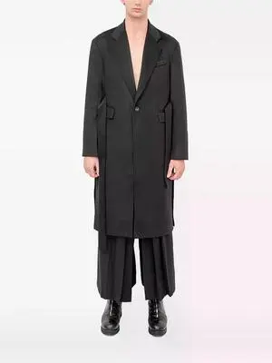 SETCHU Belted Coat - Black