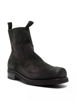 PAURA Pull-tab Square-toe Boots