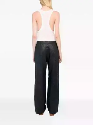 Zadig&Voltaire Pocha Crinkled Leather Trousers