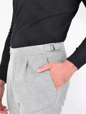 FRANZESE COLLECTION Darted Tailored Trousers - Grey