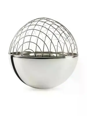 EDITIONS MILANO Magellano Spherical Vase - Silver