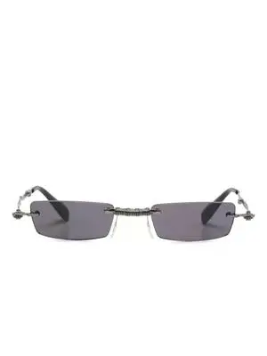 KUBORAUM H41 Rectangle-frame Sunglasses - Grey