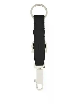 FERRAGAMO Gancini Leather Strap Keyring
