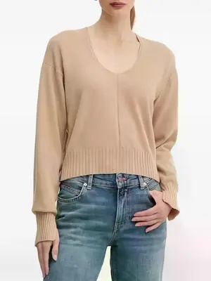 TWINSET Ribbed-trim Sweater