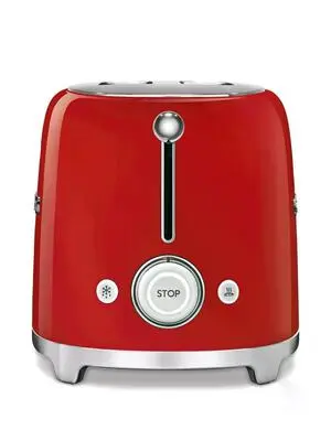 SMEG Dial Control Plissé Two-toaster - Red