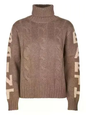 MC2 SAINT BARTH Cable-knit Roll-neck Sweater