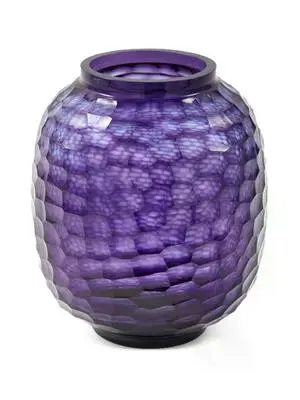 POLSPOTTEN Small Honeycomb Vase - Purple