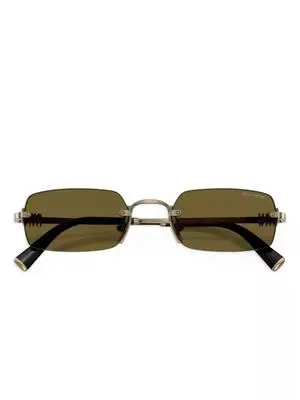 Miu Miu Rectangle-frame Sunglasses
