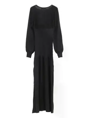 Paloma Wool Button-detail Long-sleeve Dress