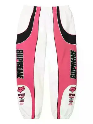 Supreme X Fox Racing® Logo-detailed Track Pants - White