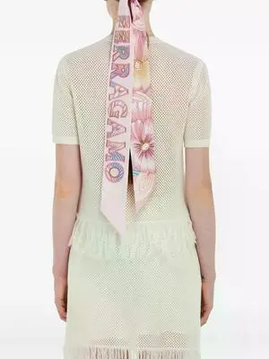 FERRAGAMO Brezza-print Silk Scarf - Pink