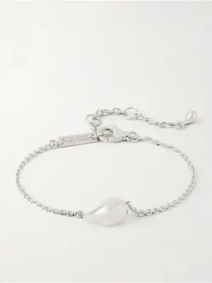 Bottega Veneta Drop Pendant Bracelet - Silver