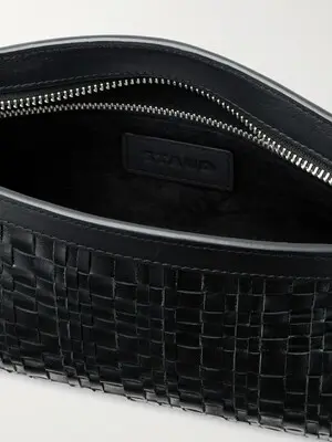 Staud Maude Woven Leather Clutch