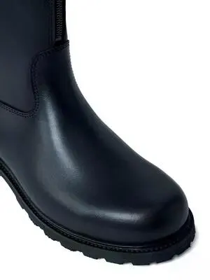 RIER Tractor Round-toe Leather Boots