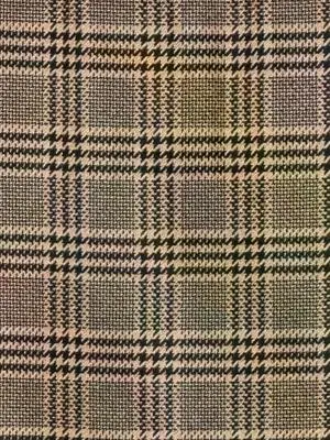 Saint Laurent Check Fringed Scarf