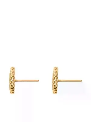 Burberry Equestrian Knight Stud Earrings