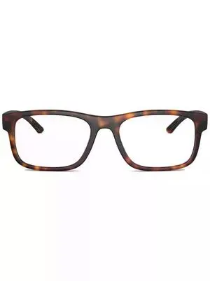 Prada Rectangle-frame Glasses - Brown