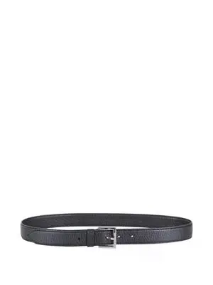 ORTIGNI Buckled Leather Belt - Black