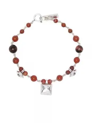 MARANT Square-pendant Bracelet - Silver