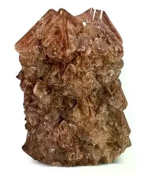 MINERAL SERIES Mini Crystal Vase - Brown