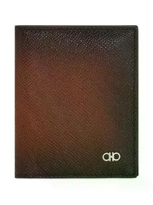 FERRAGAMO Gancini Credit Card Holder - Brown