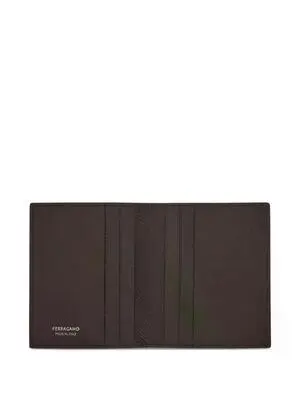 FERRAGAMO Gancini Credit Card Holder - Brown