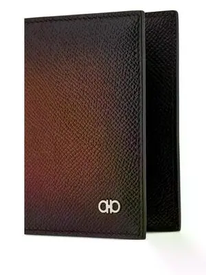 FERRAGAMO Gancini Credit Card Holder - Brown