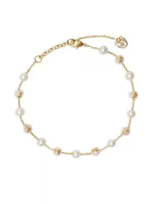 Burberry Charm Pearls Bracelet - Gold
