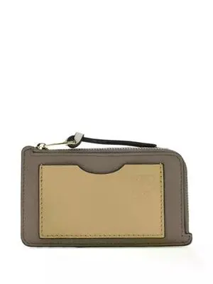 Loewe Grained Leather Wallet - Grey