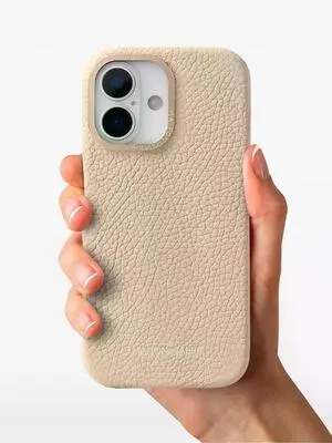 MAISON DE SABRE Leather Iphone 17 Case - Neutrals