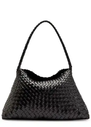 Dragon Diffusion Santa Maria Woven Leather Shoulder Bag