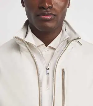 Paul & Shark Cotton Quarter-zip Sweater - White