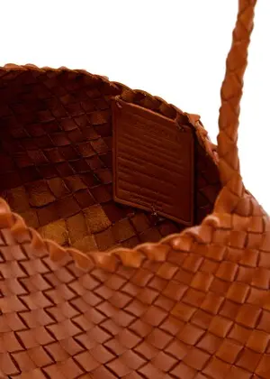 Dragon Diffusion Rosanna Woven Leather Shoulder Bag