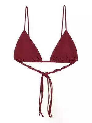 JIL SANDER Jersey Triangle Bikini Top