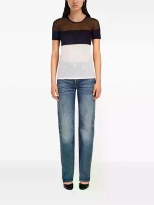 FERRAGAMO Five-pocket Straight Jeans - Blue
