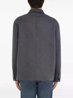 FERRAGAMO Button Patch Shirt Jacket