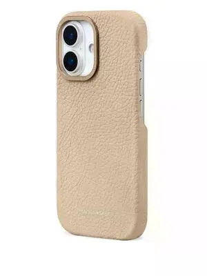 MAISON DE SABRE Leather Iphone 17 Case - Neutrals