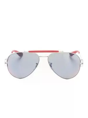Ray-ban X Scuderia Ferrari Pilot Sunglasses - Silver