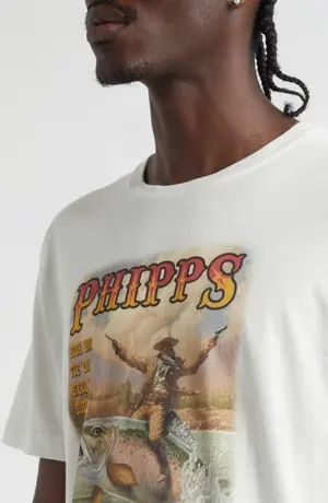 PHIPPS Fish Rider Graphic T-shirt