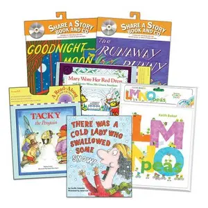 KAPLAN EARLY LEARNING COMPANY Classic Read-aloud Books And Cds Set Of 6 - Multicolor
