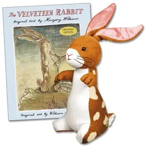 KAPLAN EARLY LEARNING The Velveteen Rabbit Plush And Hardcover Book - Brown